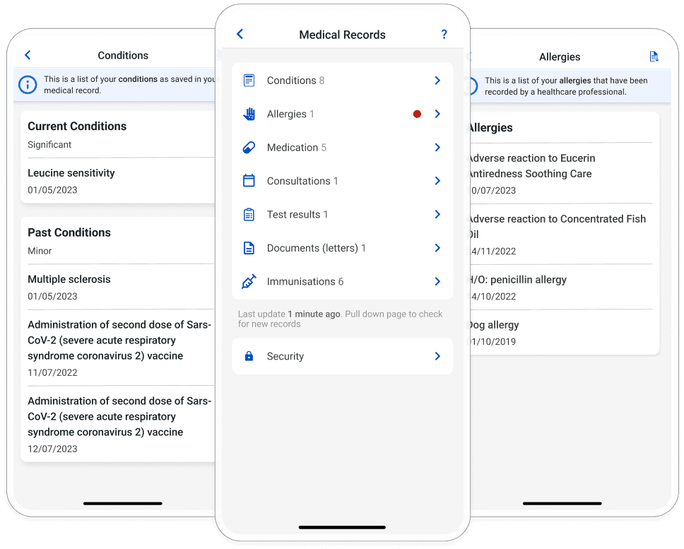 Download now from the app store - App Features - myGP